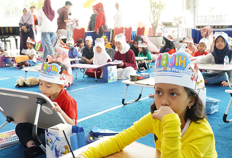 Semarak Lomba Mewarnai & Melukis Dalam Rangka Road to Milad JIH Ke-18 ...
