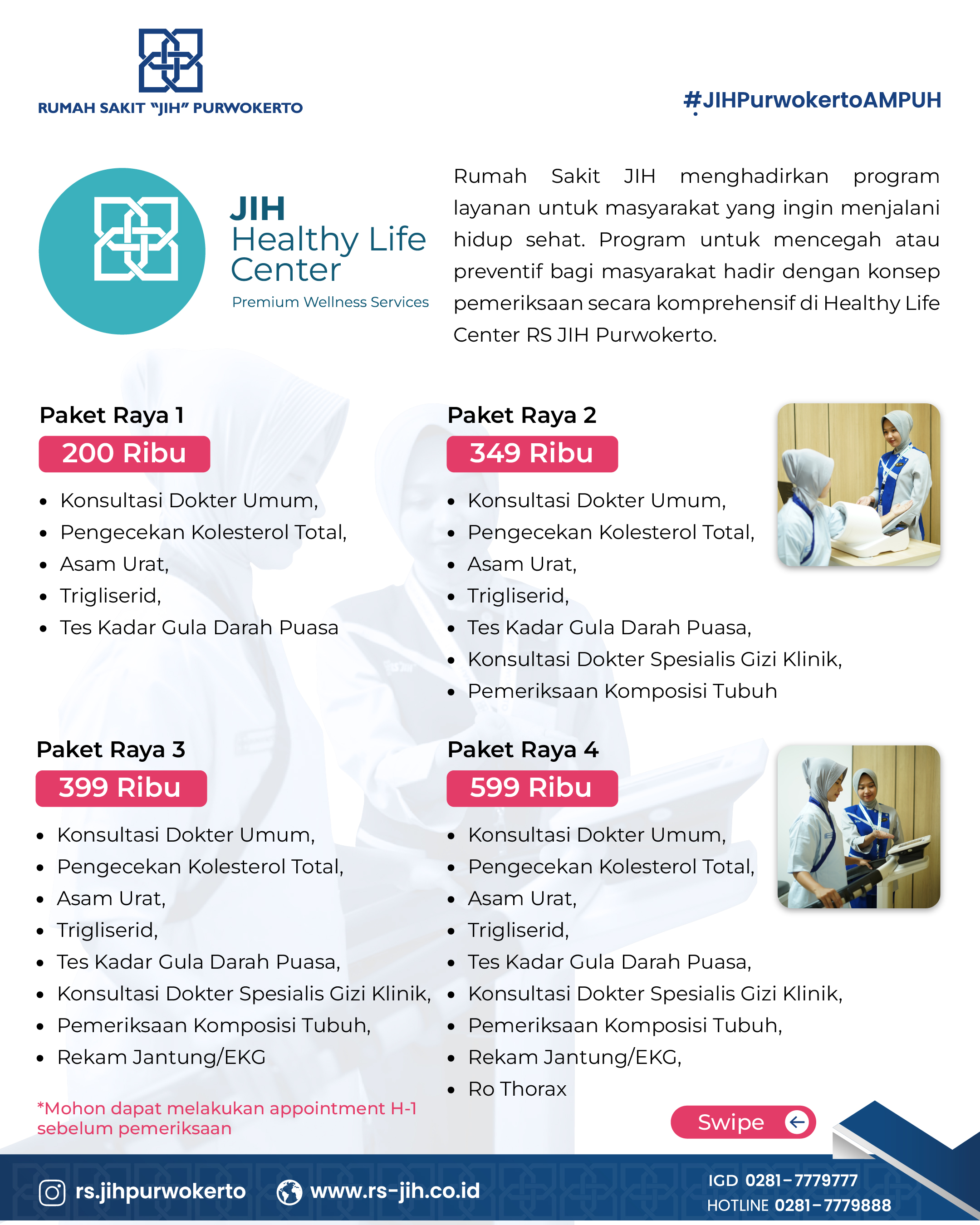 Layanan Medical Check Up Paket RAYA