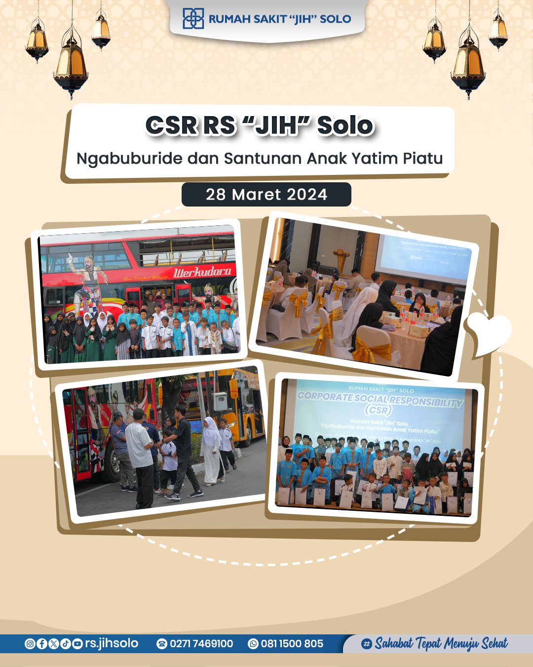 Ngabuburide dan Santunan Anak Yatim Piatu